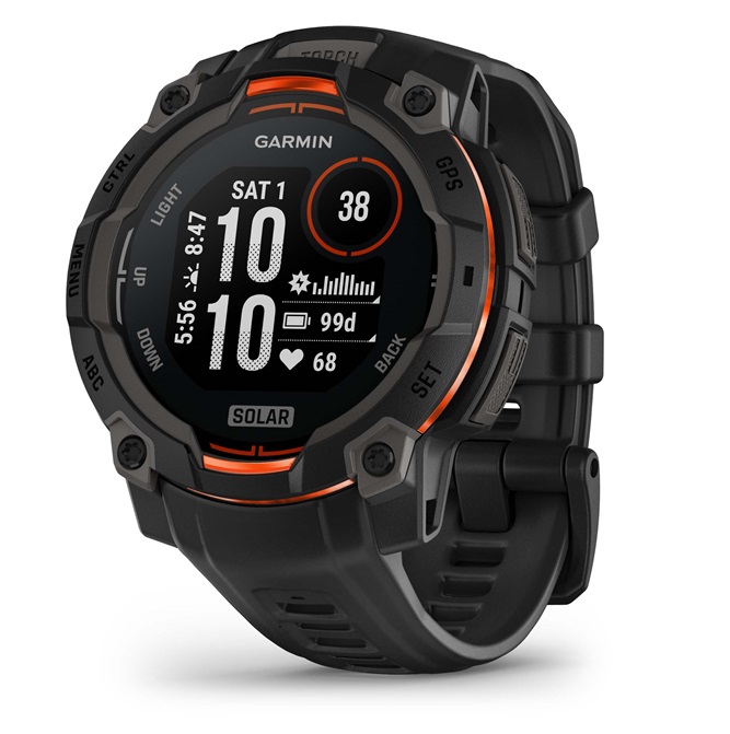 GARMIN Instinct 3 Solar – 45 mm | Endlose Energie für deine Abenteuer!